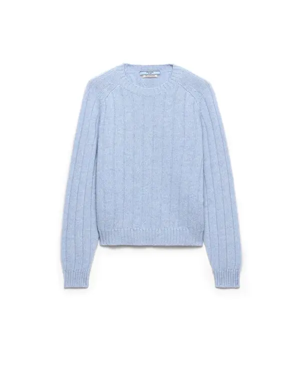 Prada Re-cashmere Crew-neck Sweater