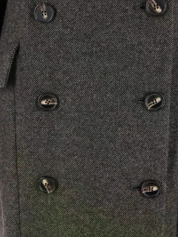 Simone Rocha Crystal-embellished Double-breasted Coat