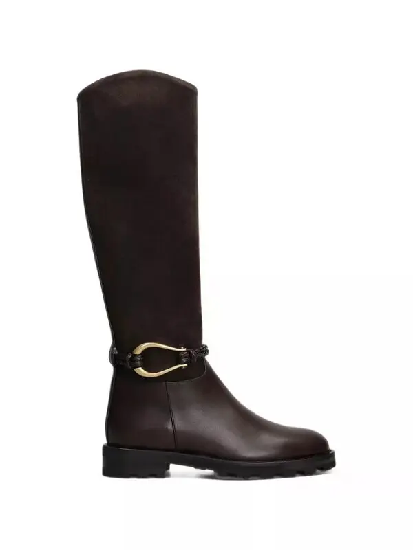 Roberto Festa Morgan Braided-strap Knee-high Boots