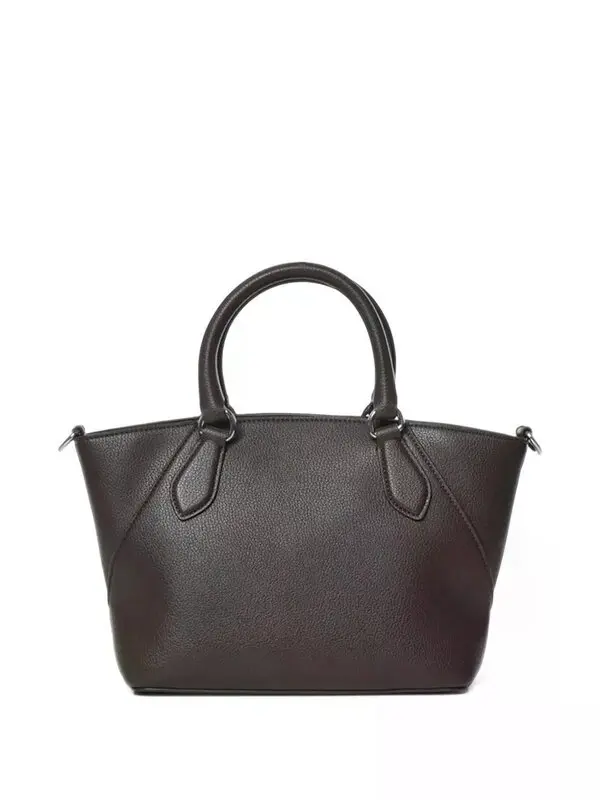 Armani Exchange Logo-plaque Pebbled Tote Bag