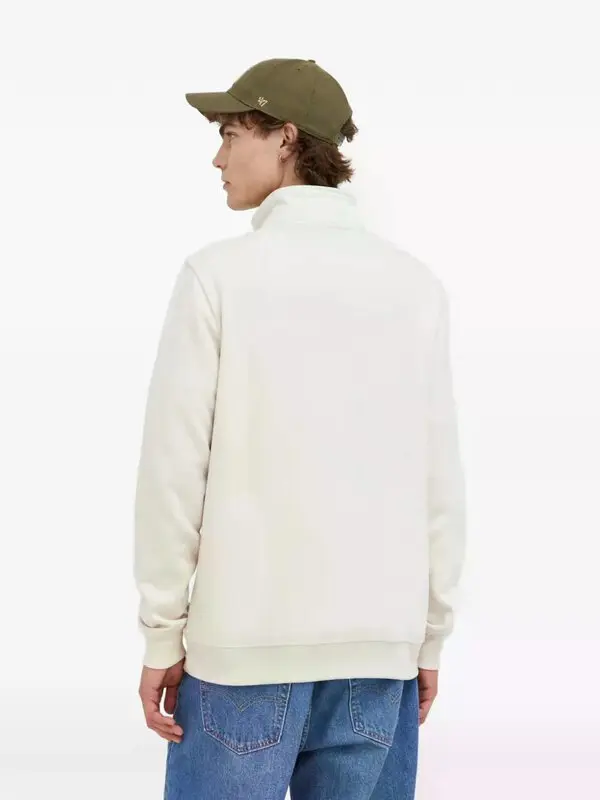 Dickies Quarter-zip Logo-patch Sweater