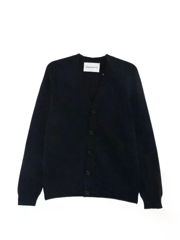 AMARANTO Button-up V-neck Cardigan
