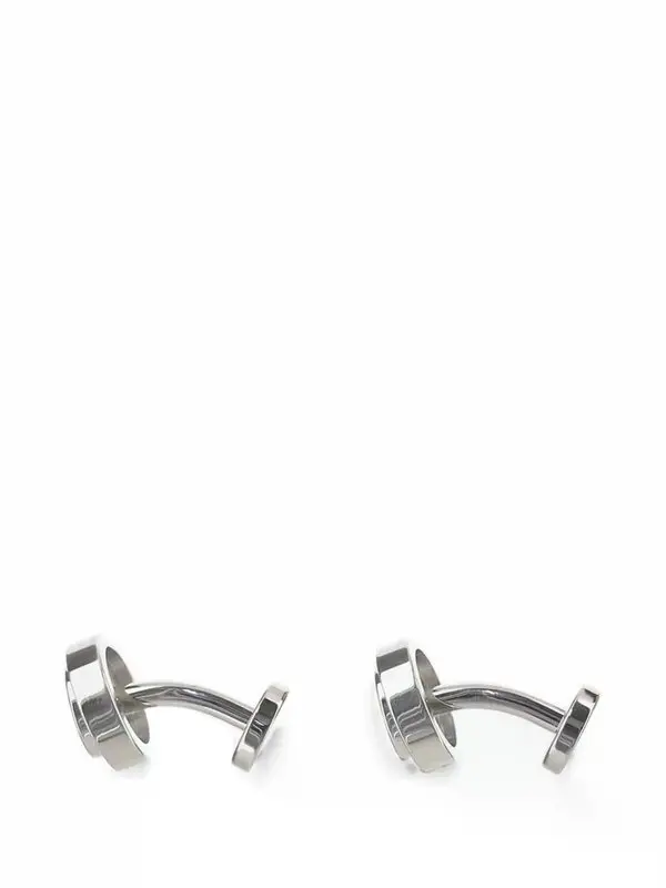BOSS Monogram-logo Round-face Cufflinks