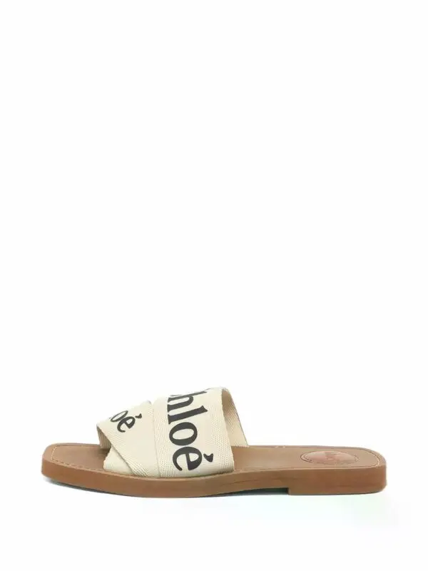 Chloé Woody Crossover-strap Slides