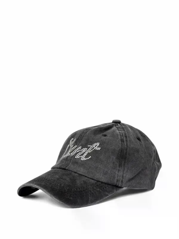 AVAVAV Stonewash Rhinestone-embellished Cap