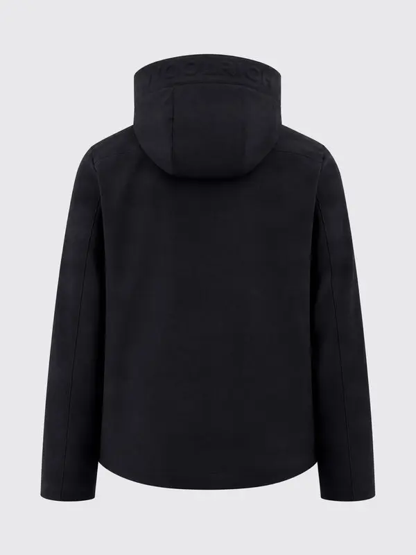 Woolrich Technical Polyester Windbreaker Jacket With Hood
