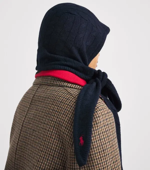 Polo Ralph Lauren Wool-cashmere Cable-knit Wrap Snood