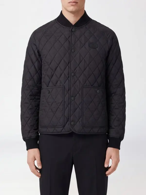 Burberry Quilted And Padded Equestrian Knight Logo Bomber Jacket