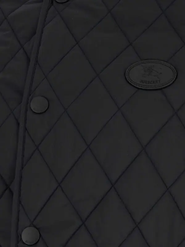 Burberry Quilted And Padded Equestrian Knight Logo Bomber Jacket