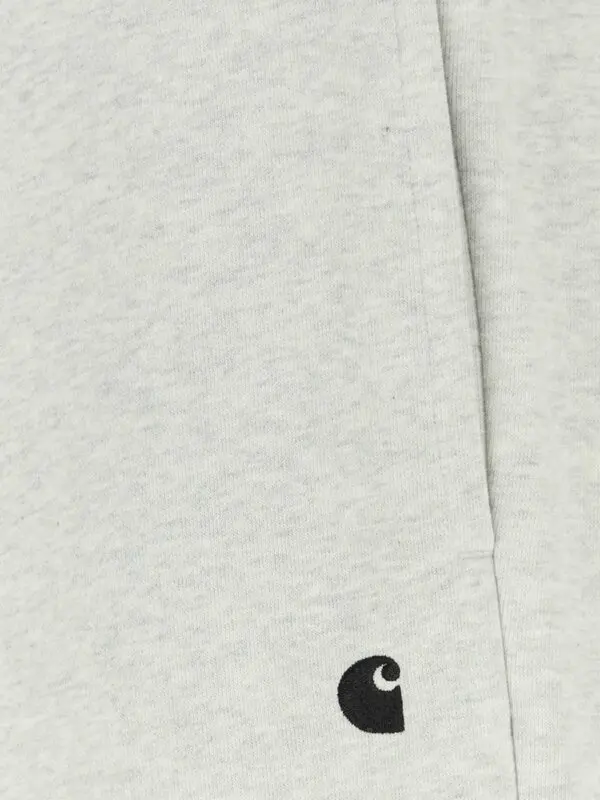 Carhartt Work In Progress Cotton-blend Jogger Pants With Elasticated Waist - Grey