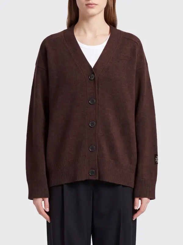 Tory Burch Relaxed Fit V-neck Wool Cardigan