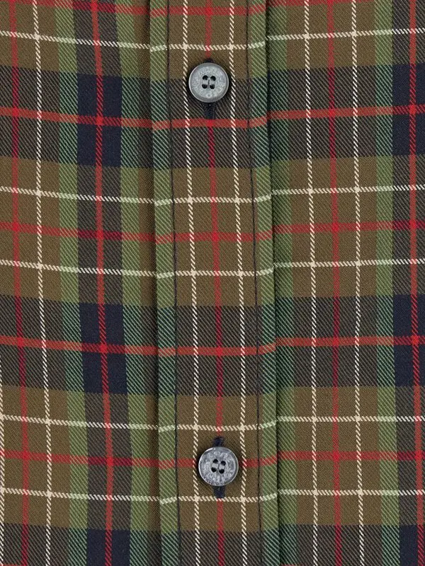 Acne Studios Tartan Check Wool And Mohair-blend Shirt