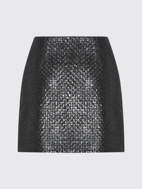 COLLINI MILANO 1937 Catalina High-waisted Wool Blend Pencil Mini Skirt