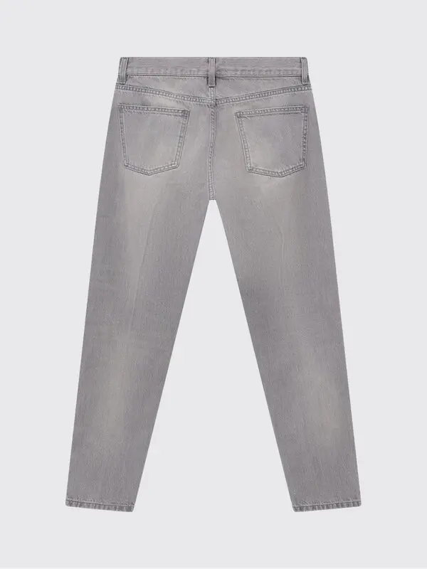 LARDINI Skinny Fit Five-pocket Cotton Denim Jeans With Mid-rise Waist