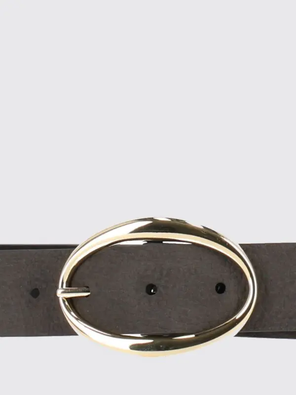 Orciani Adjustable Nubuck Leather Belt With Pin Buckle - Black