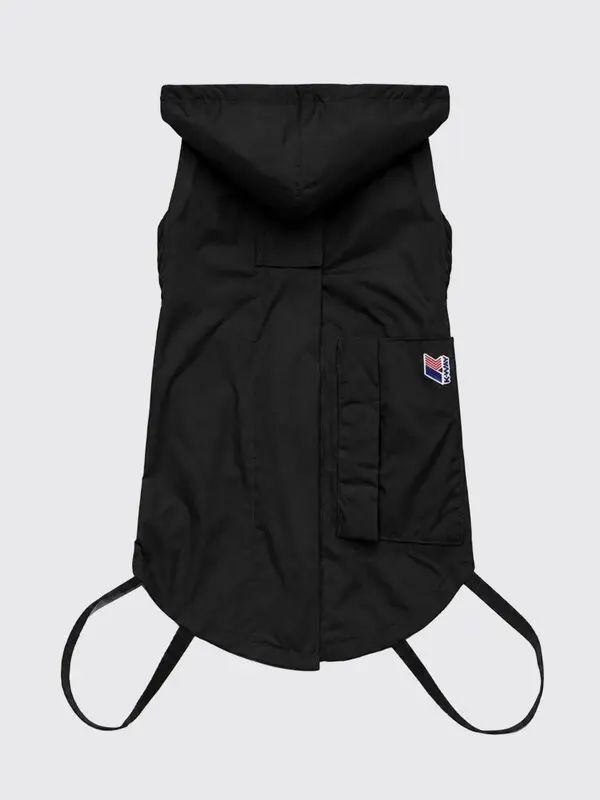 K-WAY Le Vrai 4.0 Lassie Dog Raincoat In Nylon With Hood And Pocket - Black