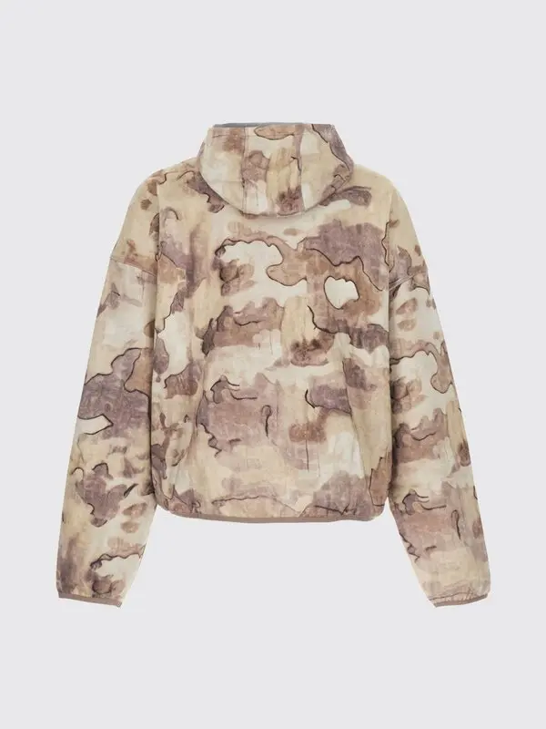 REPRESENT Camouflage Cotton Half-zip Relaxed Fit Hoodie