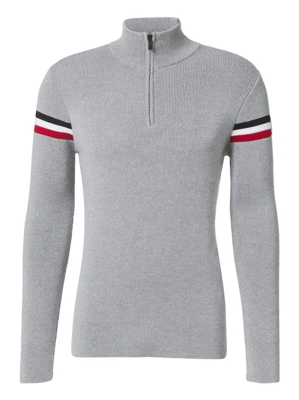 Fusalp Wengen Half-zip Wool Sweater - Grey