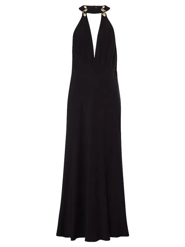 Rixo Eleanora Maxi Dress - Black