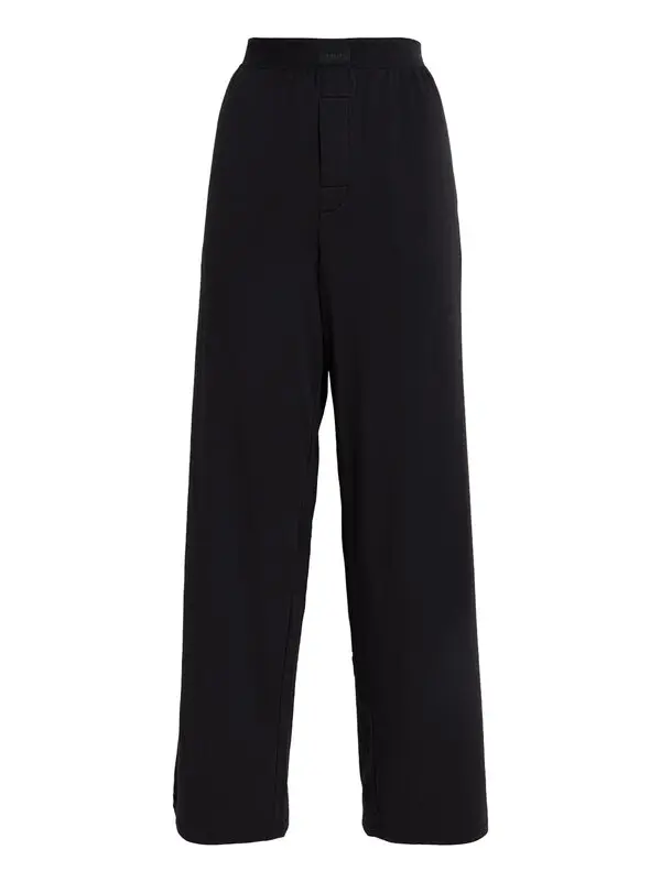 SKIMS Boyfriend Jersey Sweatpants - Black
