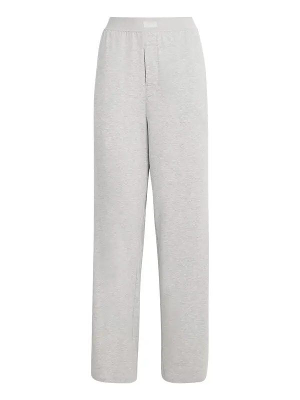 SKIMS Boyfriend Jersey Sweatpants - Grey