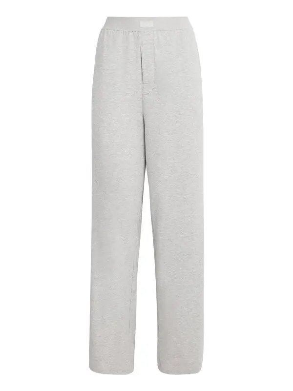 SKIMS Boyfriend Jersey Sweatpants - Grey