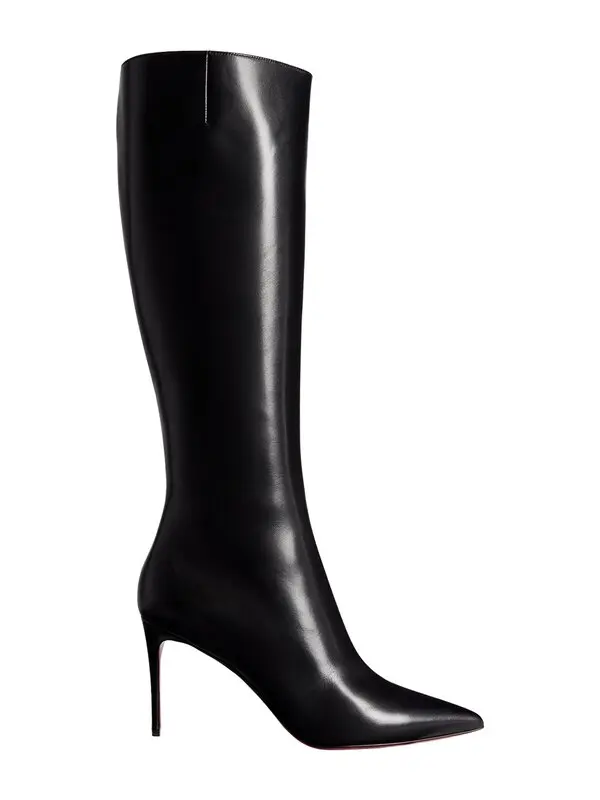 CHRISTIAN LOUBOUTIN Kate Botta Nappa Leather Boots 85 - Black