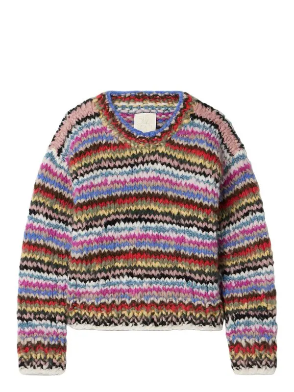 Suzie Kondi Jooshi' Striped Cashmere Sweater - Multi