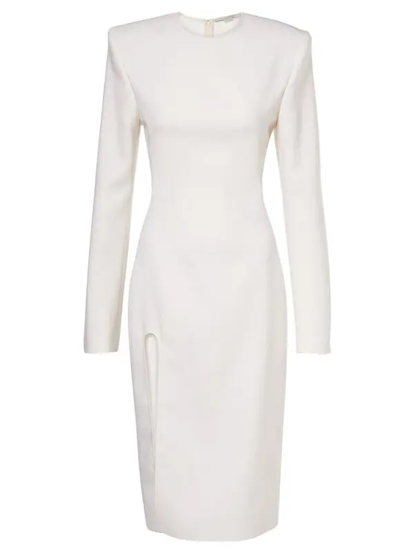 Stella McCartney Wool Midi Dress - White