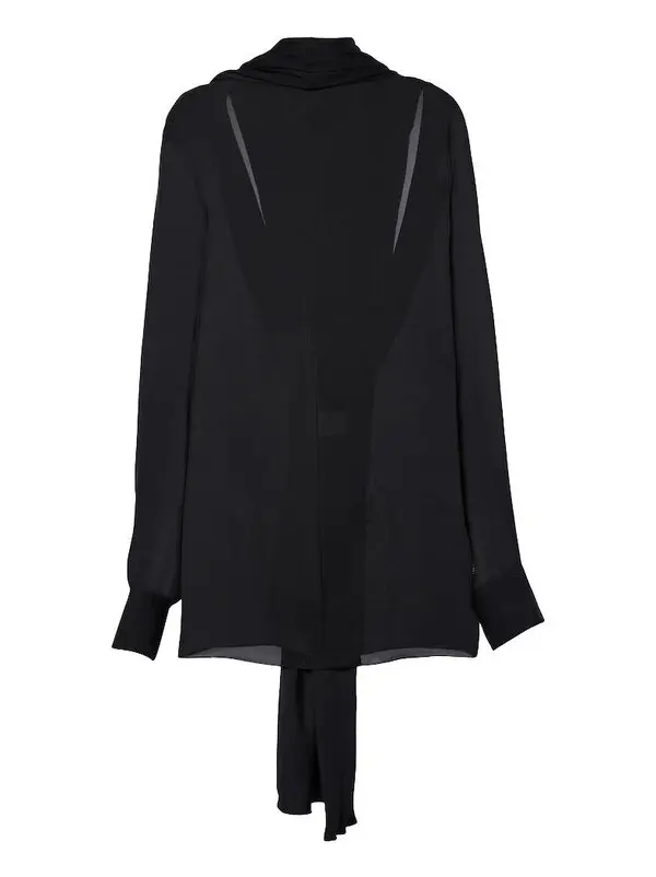 Khaite Bex Silk Blouse - Black