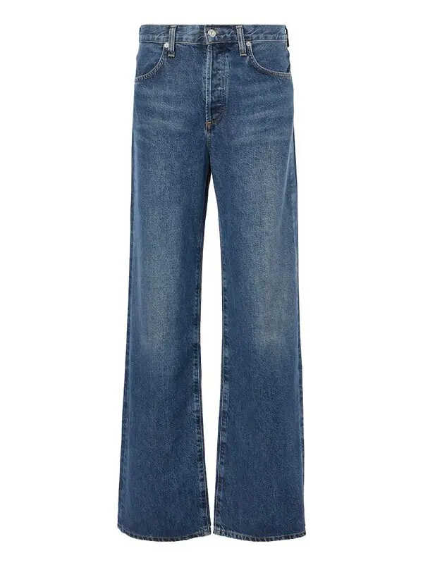 Citizens Of Humanity Annina High-rise Wide-leg Jeans - Blue