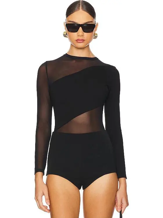 UNDRESS CODE Starstruck Bodysuit In . Also - Black