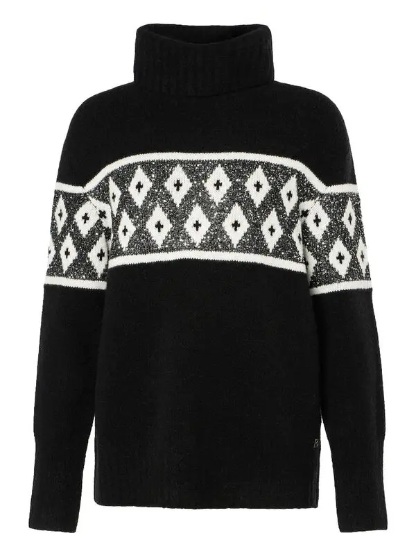 Bogner Uda Sequined Wool-blend Sweater - Multicoloured