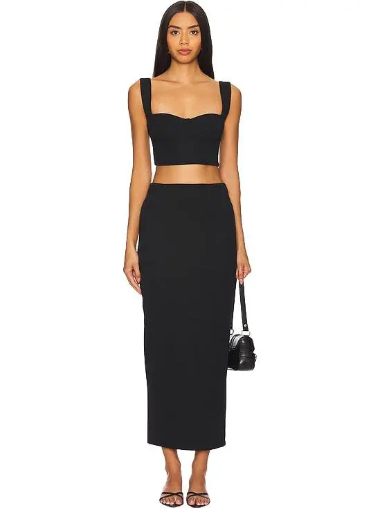 Superdown Veneda Skirt Set In . Also - Black