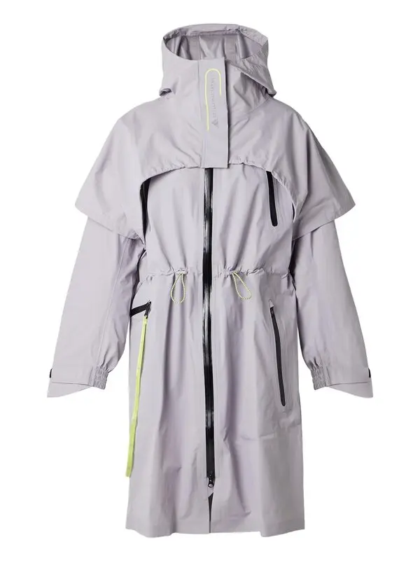 Adidas By Stella McCartney Truenature Rain.rdy Hooded Jacket - Gray