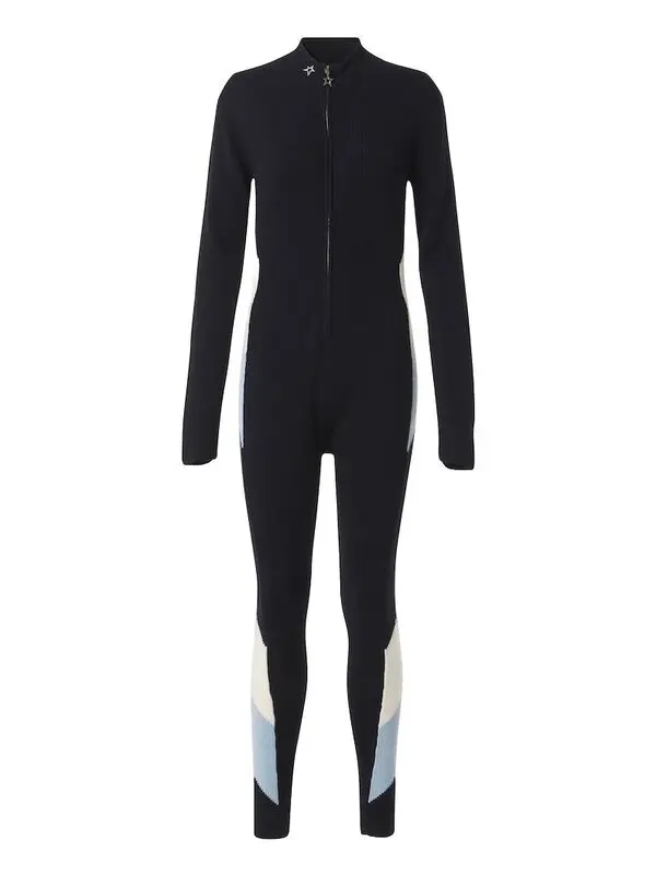 Perfect Moment Cora Wool Jumpsuit - Blue