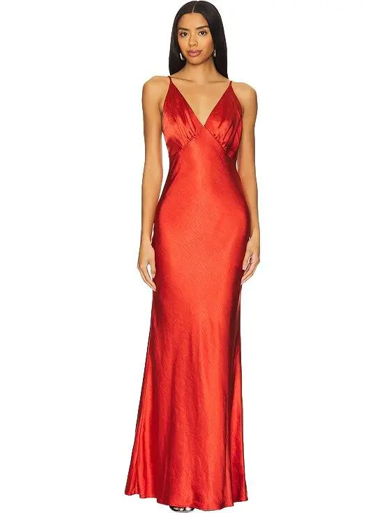 LOVERS AND FRIENDS Alani Gown - Red
