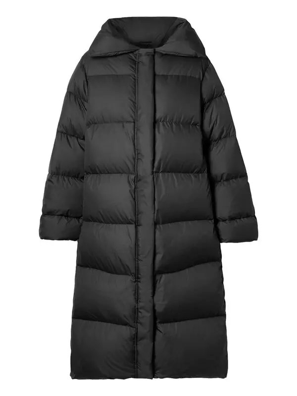 NILI LOTAN Camila Quilted Down Coat - Black