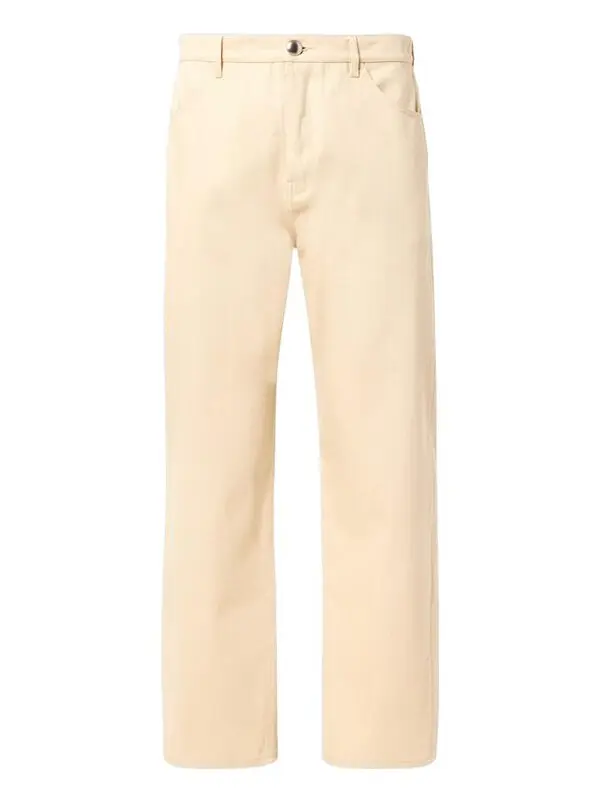 JIL SANDER Mid-rise Straight Jeans - Beige
