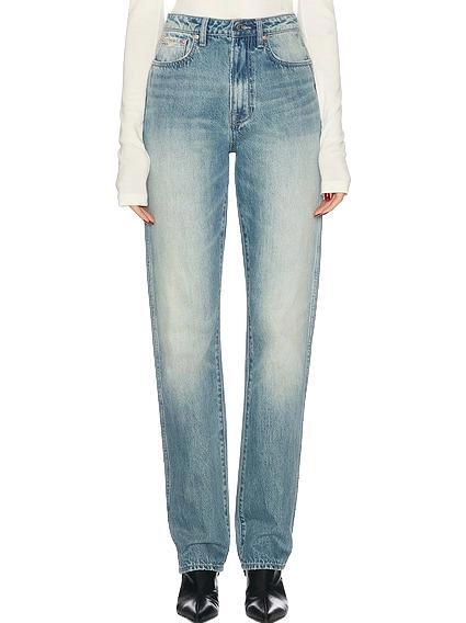 GRLFRND Sara Super High-rise Straight Jeans - Jackson