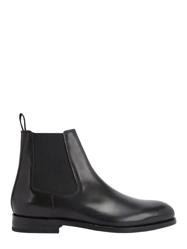 Kurt Geiger Leather Sloane Chelsea Boots - Black