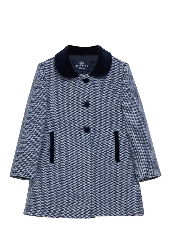 Trotters Matilda Swing Coat - Navy