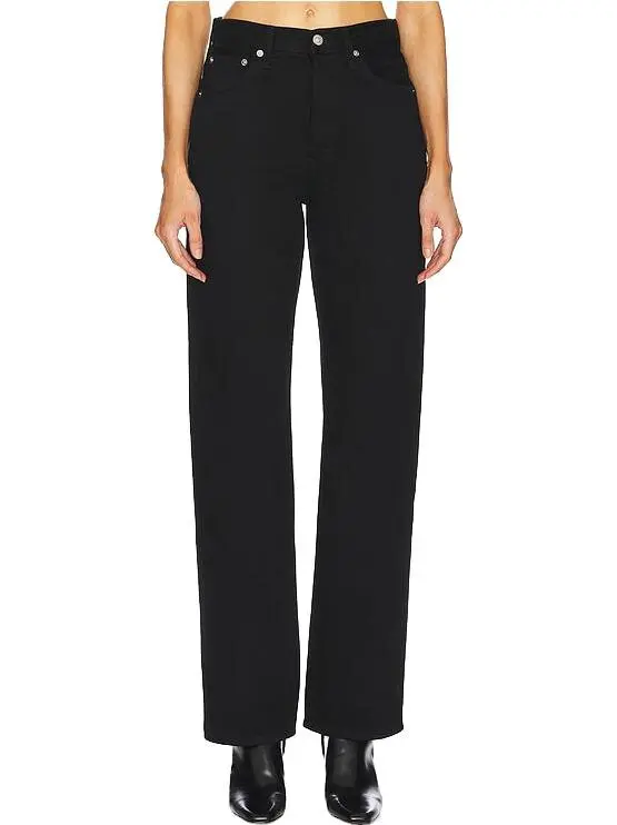 RE/DONE 90s High Rise Loose Jeans - Black