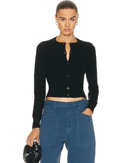 NILI LOTAN March Cardigan - Black