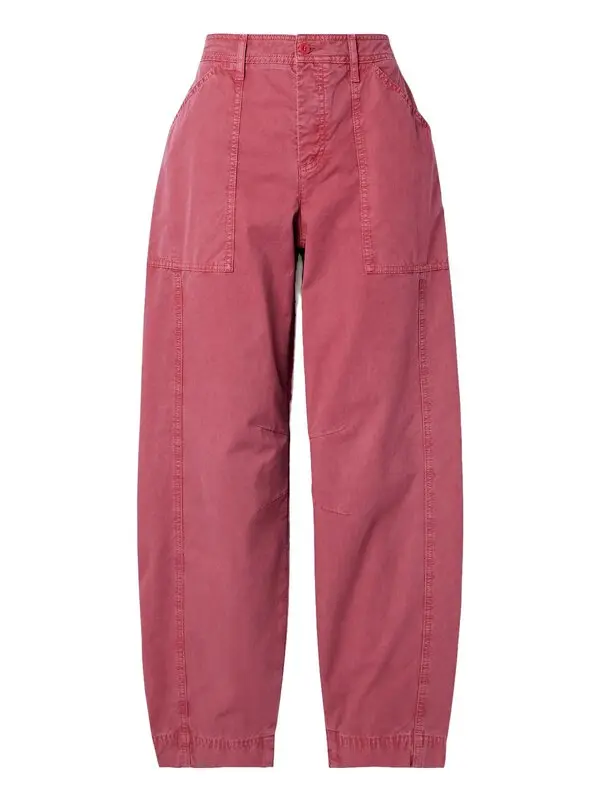 Matteau Cotton-twill Straight-leg Cargo Pants - Pink
