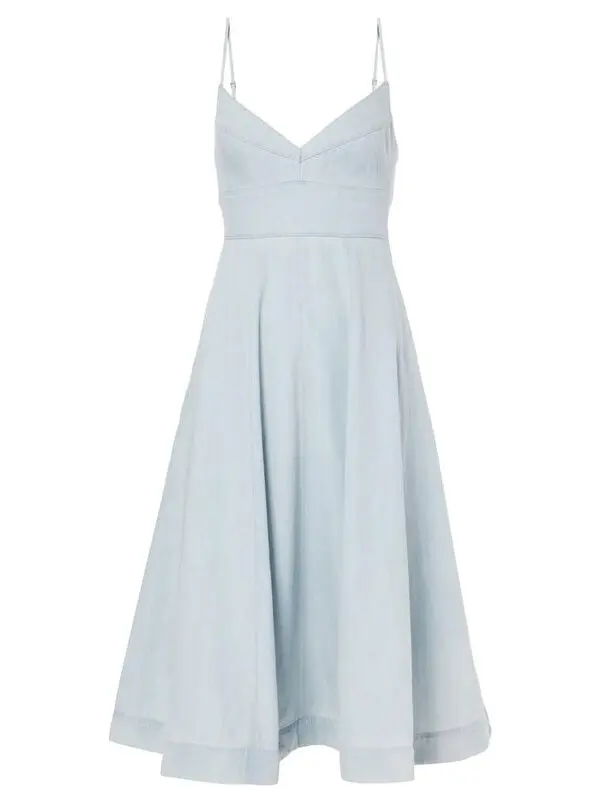 Zimmermann Acacia Denim Midi Dress - Blue