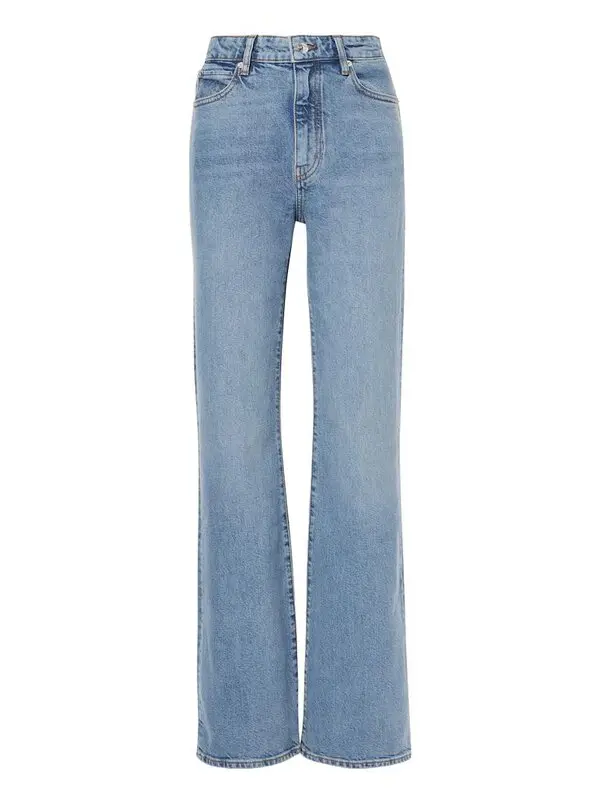 FRAME Arrow High-rise Flared Jeans - Blue