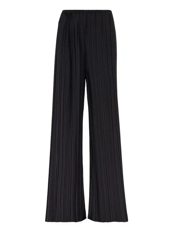 THE ROW Gala Wide-leg Pants - Black