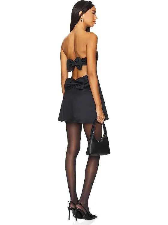 Majorelle X Emily Gemma Kelsey Mini Dress In . Also - Black