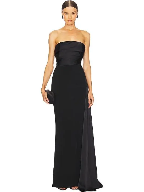 Nbd Amira Gown In . Also - Black